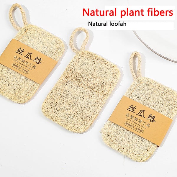 Loofah Dishwashing Brush Loofah Pulp Oil Removal Cleaning Cloth Loofah ...